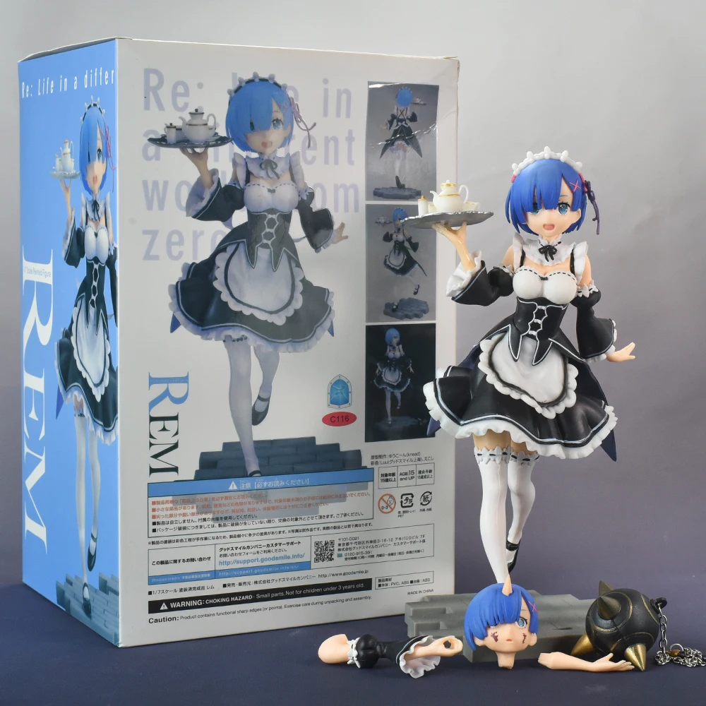 MX Japanese Anime Figures Maid Rem 1/7 Ver. PVC Action Figure ...