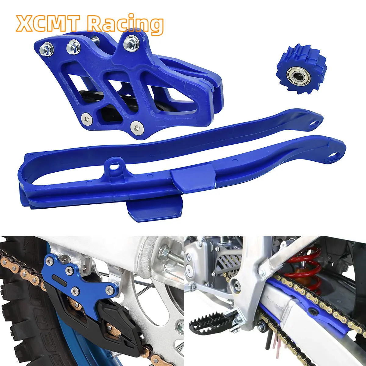 Motocross Chain Guide Swingarm Chain Slider Guide Bottom Roller For ...