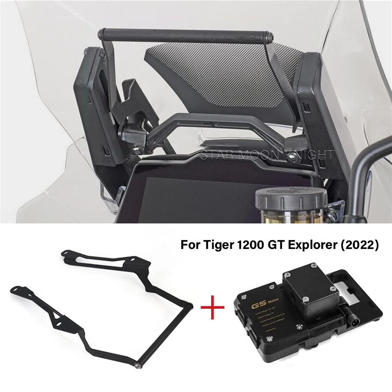 For Tiger1200 Tiger 1200 GT EXPLORER 2022 GPS Navigation Bracket ...