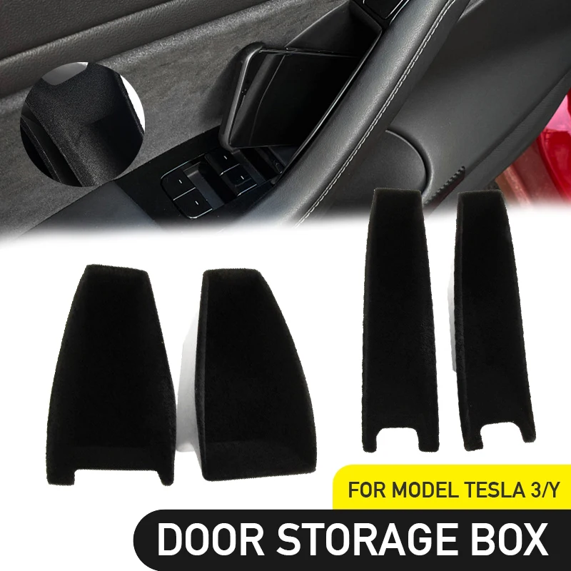 Interior-Accessory-For-Tesla-Model-3-Y-Door-Handle-Storage-Box-Side ...