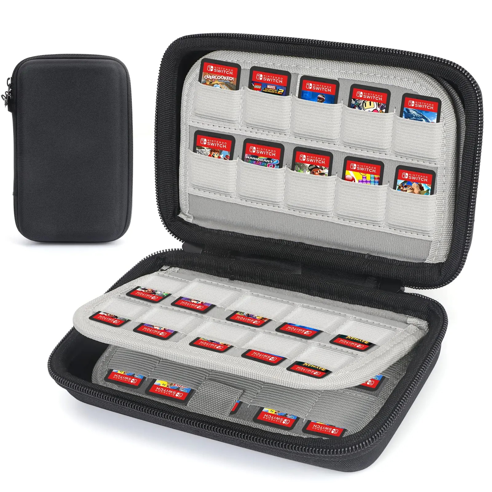 80 Switch Game Case for Nintendo Switch, [Hard Shell] Portable Switch ...