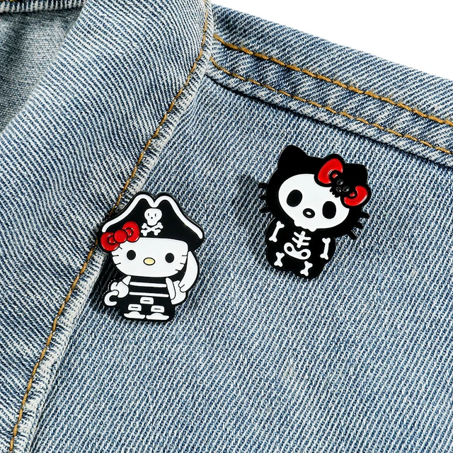 Scheletro Di Hello Kitty Simpatico Cartone Animato Personalità