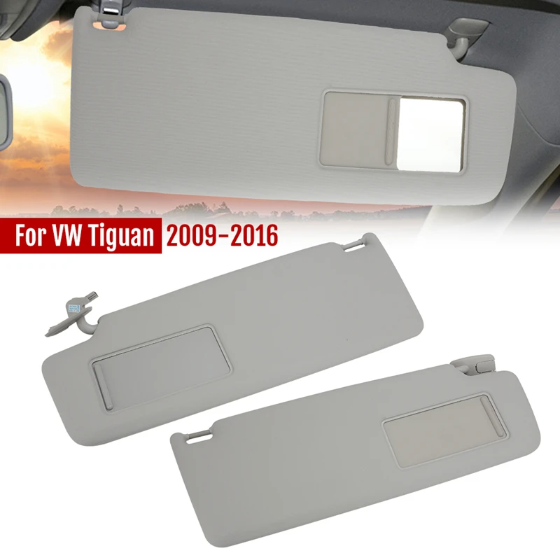 Parasol-de-coche-con-montaje-de-luz-de-espejo-para-VW-Tiguan-2009-2016 ...