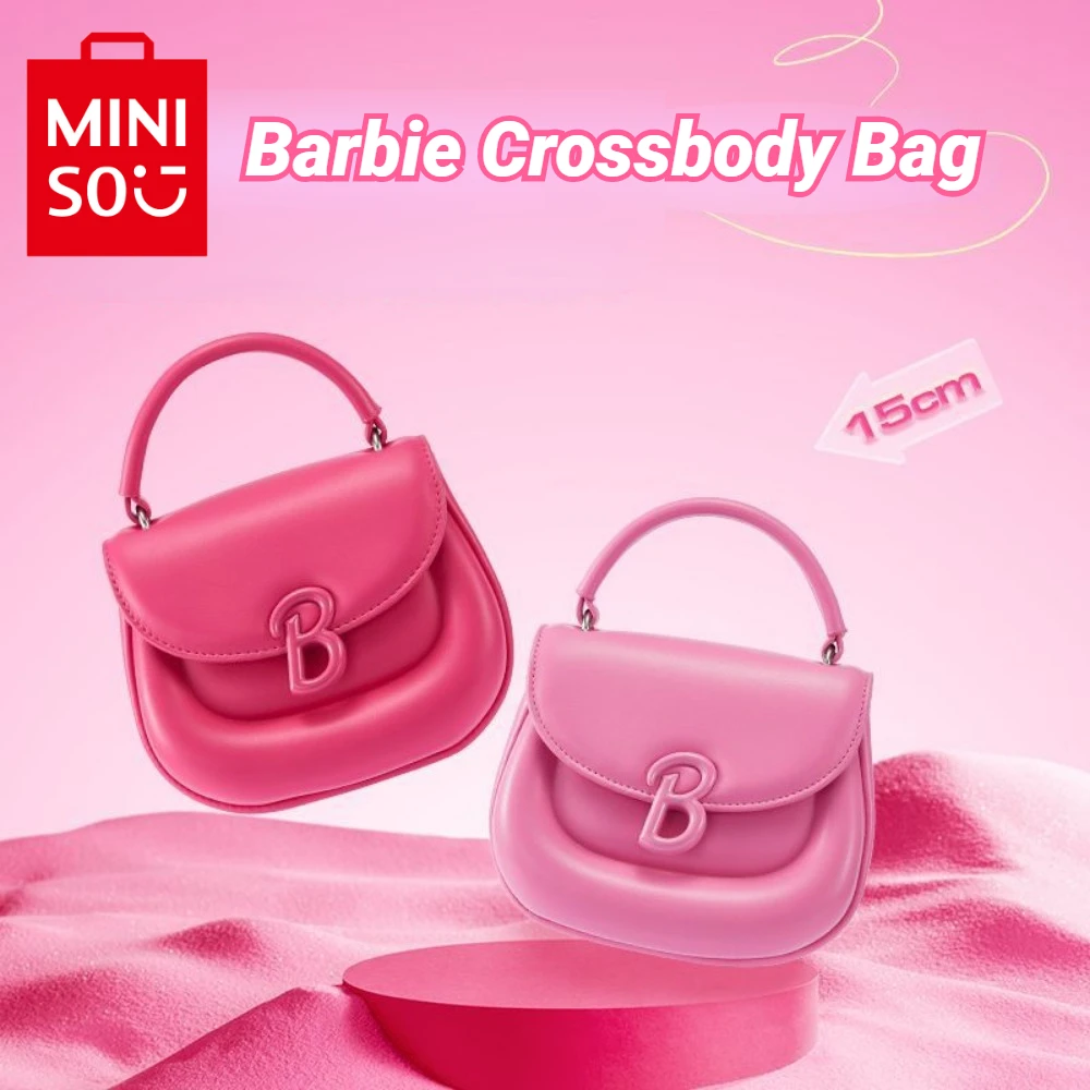 Original-MINISO-Barbie-Capsule-Series-Portable-Messenger-Bag-Cosmetic ...