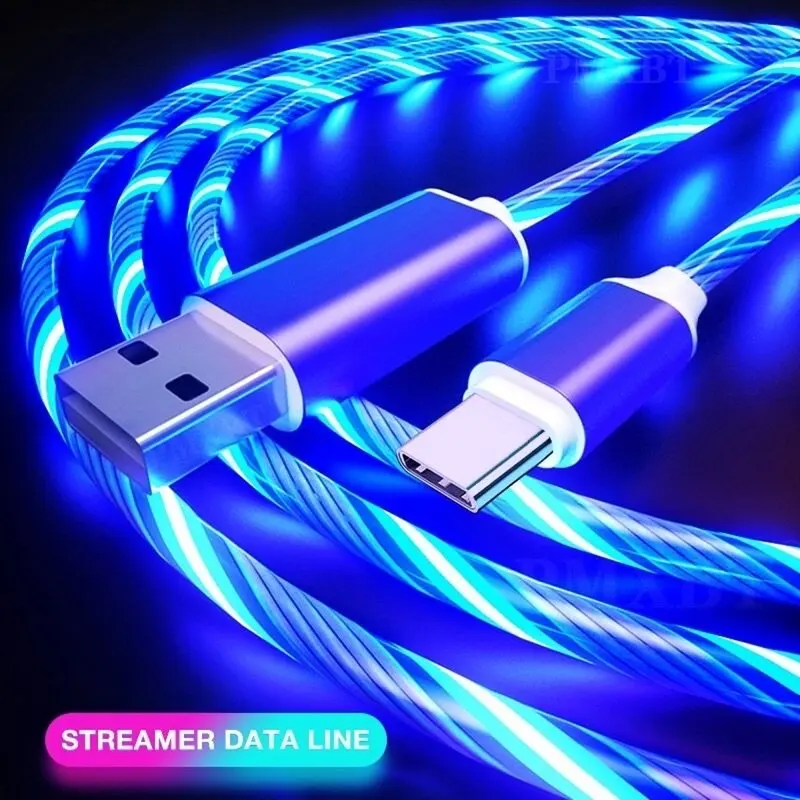 Data-Cable-GRA-dient-Glowing-Support-Vehicle-Fast-Charging-Colorful ...