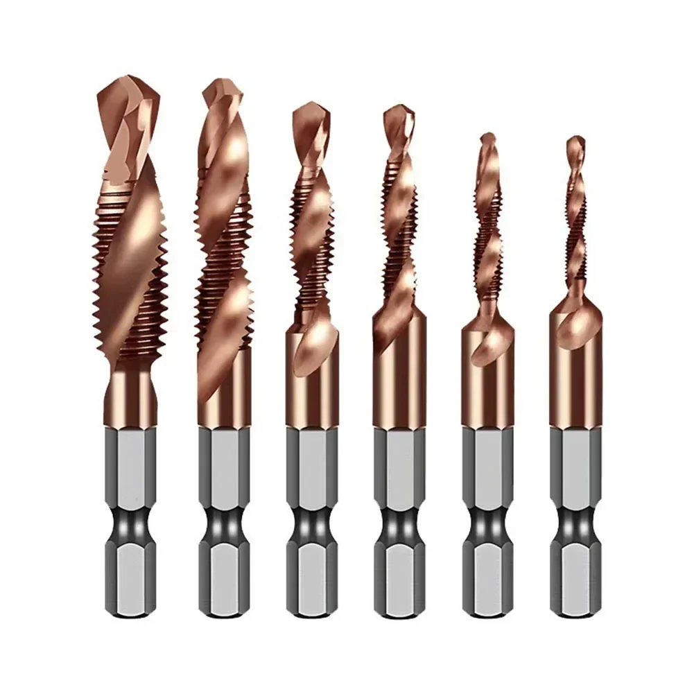 1PC-Tap-Drill-Bit-Set-Hex-Shank-Cobalt-Tapping-Drilling-Integrated ...