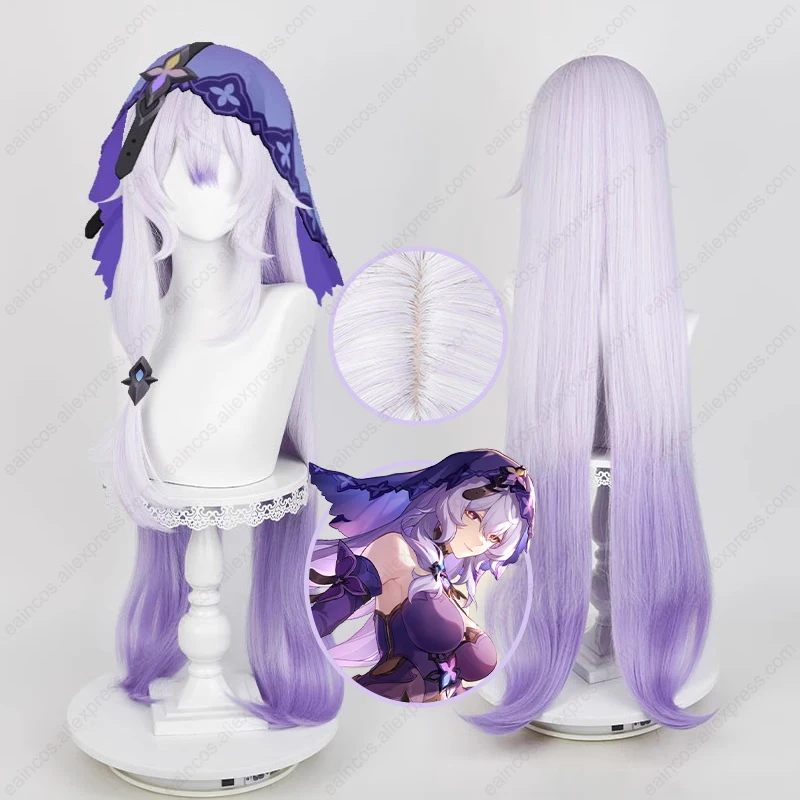 HSR-Black-Swan-Cosplay-Wig-100cm-Long-Light-Purple-Gradient-Wigs-Heat ...