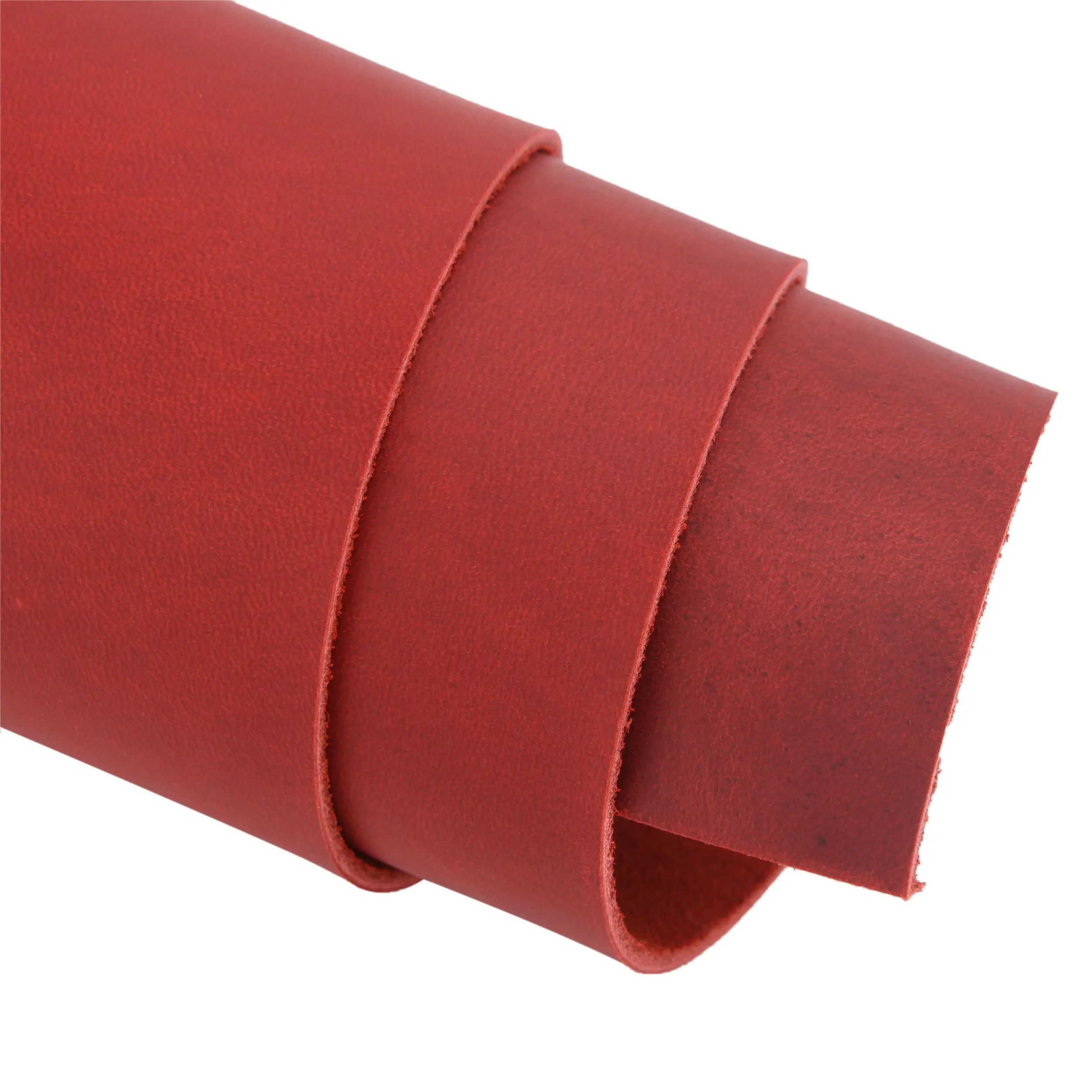 Genuinue-Crazy-Horse-Cowhide-Leather-Wine-Red-First-Layer-Vintage-Oil ...