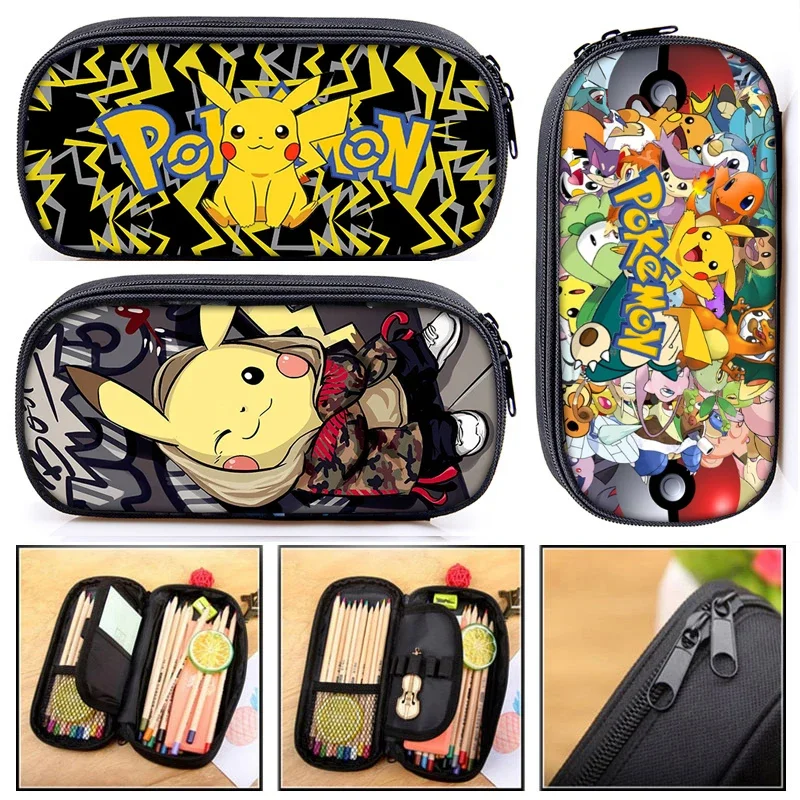 Trousse-Crayons-Pok-mon-Dessin-Anim-Pikachu-Fournitures-Scolaires-Sac ...