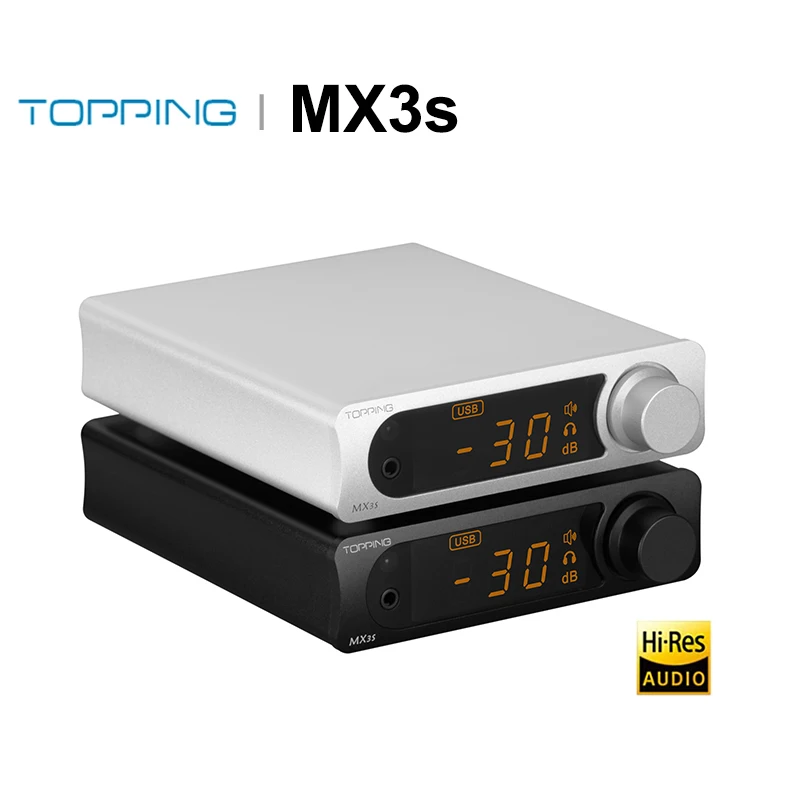 TOPPING MX3S All In One Hi Res Audio DAC AMP Headphone Amplifier with ...