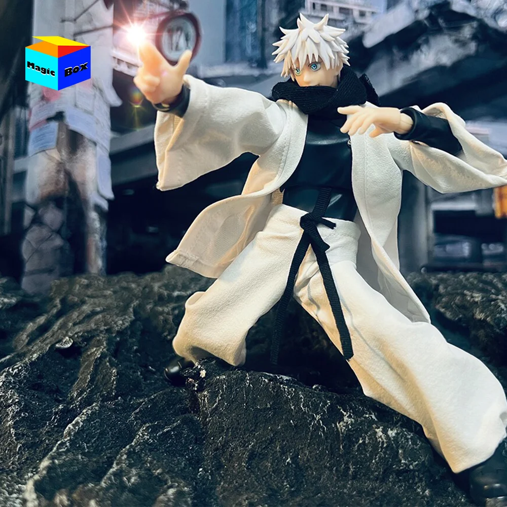 Custom-1-12-Male-Jujutsu-Kaisen-Gojo-Satoru-Samurai-Uniform-White-Robe ...