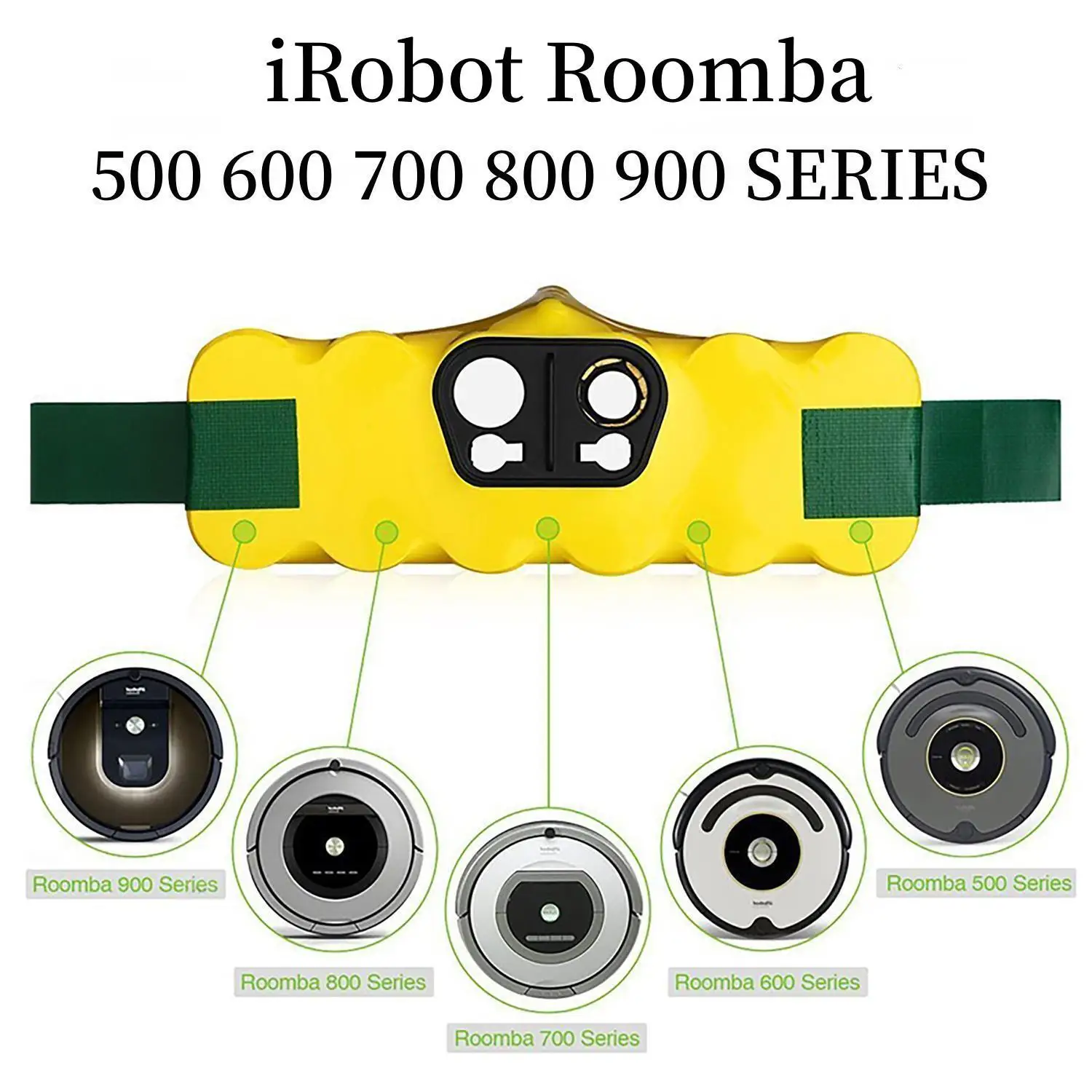 14-4V-5000mAh-Sweeping-Robot-Battery-Suitable-For-Leobot-Roomba-500-600 ...