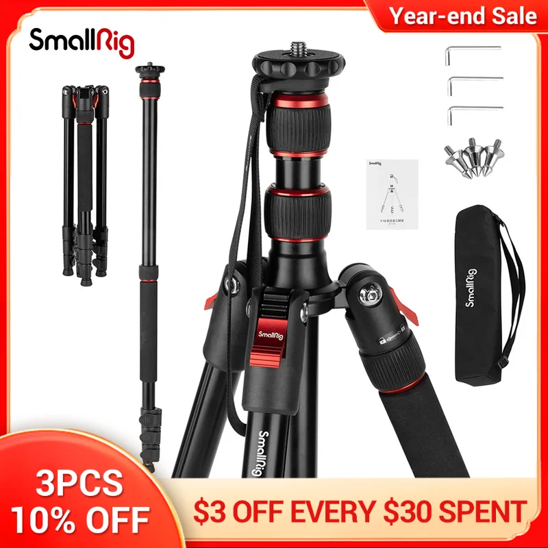 Aluminum Foldable Tripod | Compact Camera Tripod | Smallrig Tripod ...