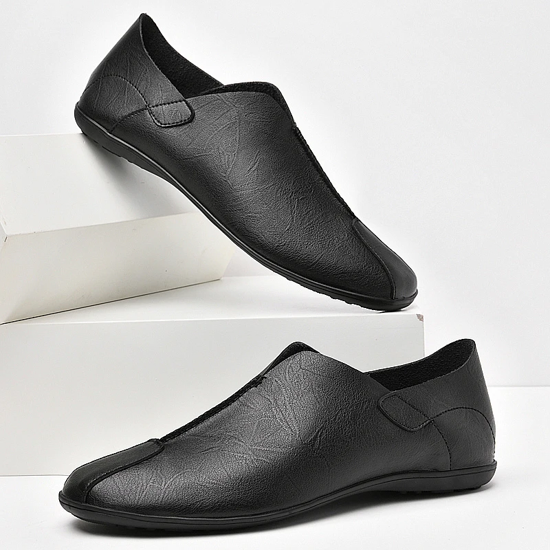 Classic-Men-s-Genuine-Leather-Shoes-Soft-Soles-Comfortable-Loafers-Park ...