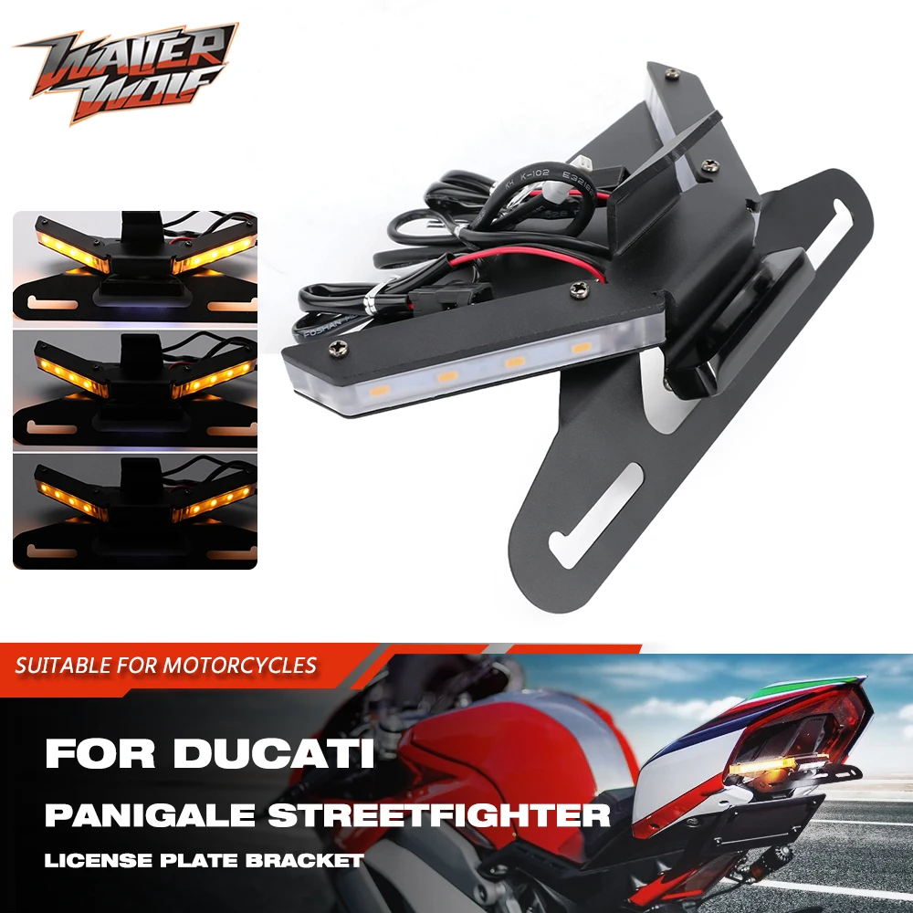 Registration-Number-Frame-License-Plate-Bracket-For-Ducati-Panigale-955 ...