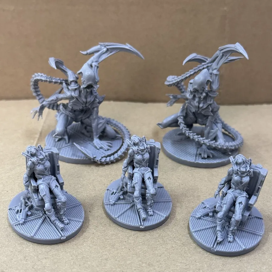 5PCS/Set Adrestia Alien & Dead Body Models Miniature Nemesis Lords of Hellas Board Game Role ...