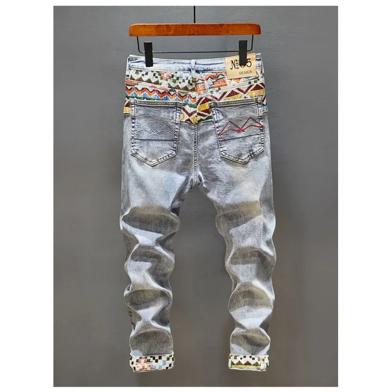 Stitching-Embroidered-Printed-Jeans-Men-s-Cool-Smart-Street-Fashion ...