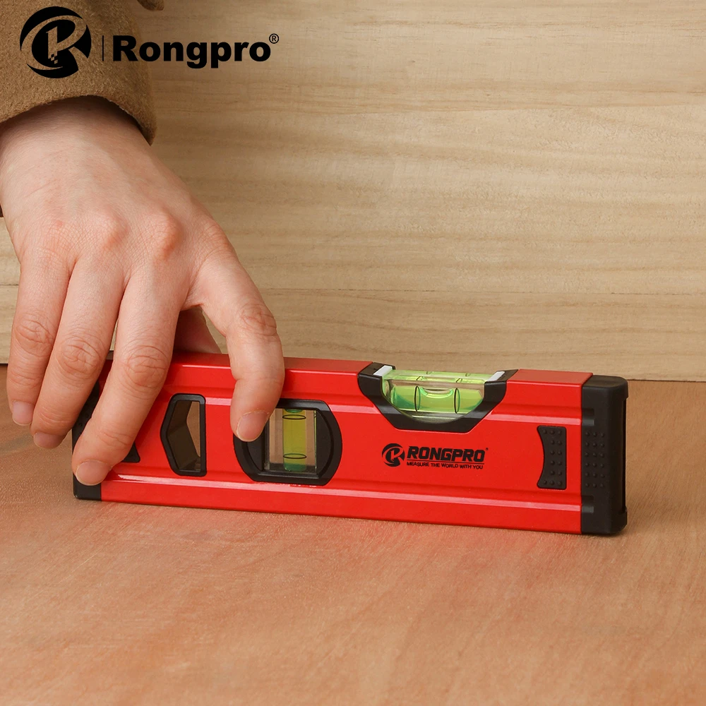 Rongpro 20cm Portable Spirit Level High Precision Aluminum Construction ...