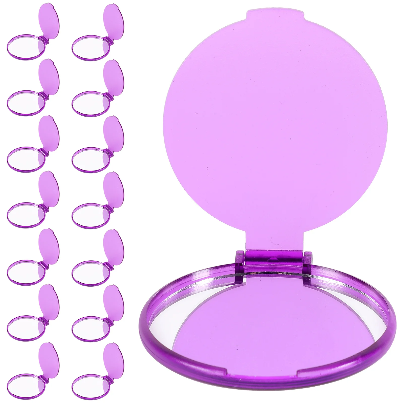 24-Pcs-Pocket-Mirror-The-Tote-Bag-Pink-Mirrors-Round-Makeup-Hand ...