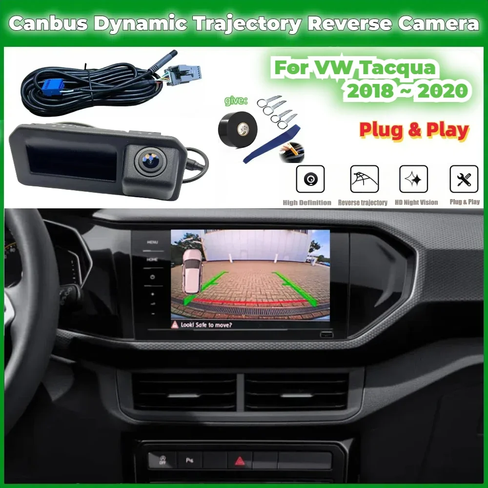 Canbus-Dynamic-Trajectory-Reverse-Camera-For-VW-Tacqua-2018-2020 ...