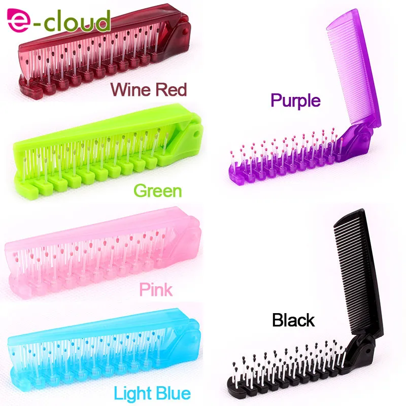 Port-til-Viagem-Hair-Comb-Brush-Foldable-Massagem-Loop-Brushes-Anti ...