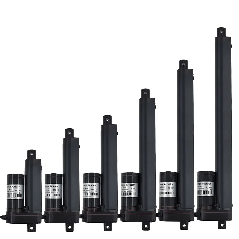 12V 24V Linear Actuator 50mm 100mm 150mm Stroke Linear Drive Electric ...