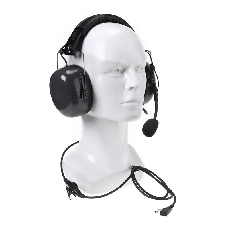 New-Tactical-Headphones-Pickup-Noise-Canceling-earmuffs-Director-headset-For-Walkie-talkie ...