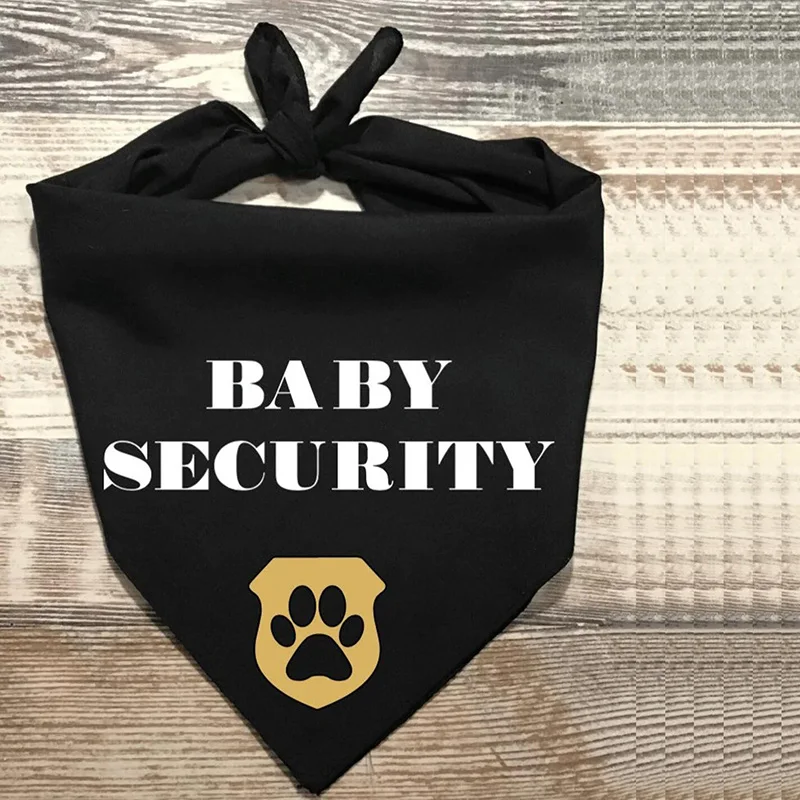 Baby Security pet Dog Bandana Over The Collar Scarf baby shower ...