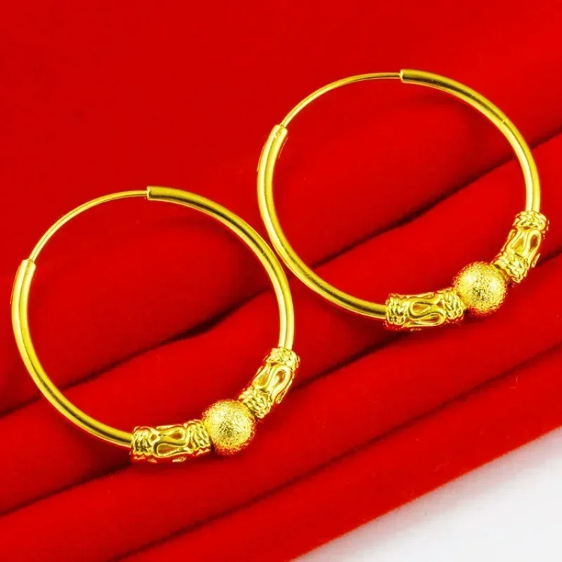 Gold-Women-s-999-Real-Gold-Earrings-AU750-Pure-Gold-Earrings-Love-Star ...