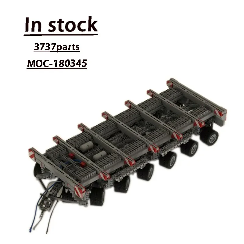 MOC-180345Multi-Axle-Double-Line-Modular-Trailer3737Parts-Assembly ...