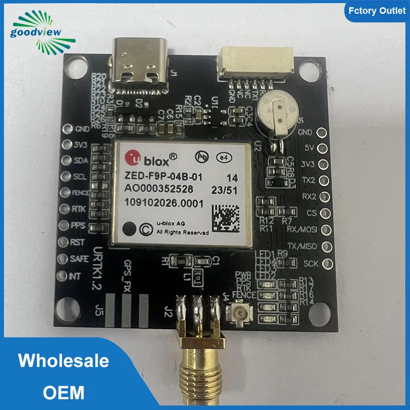 ZED-F9P-01B ZED F9P RTK GPS Module High Precision Centimeter-level ...