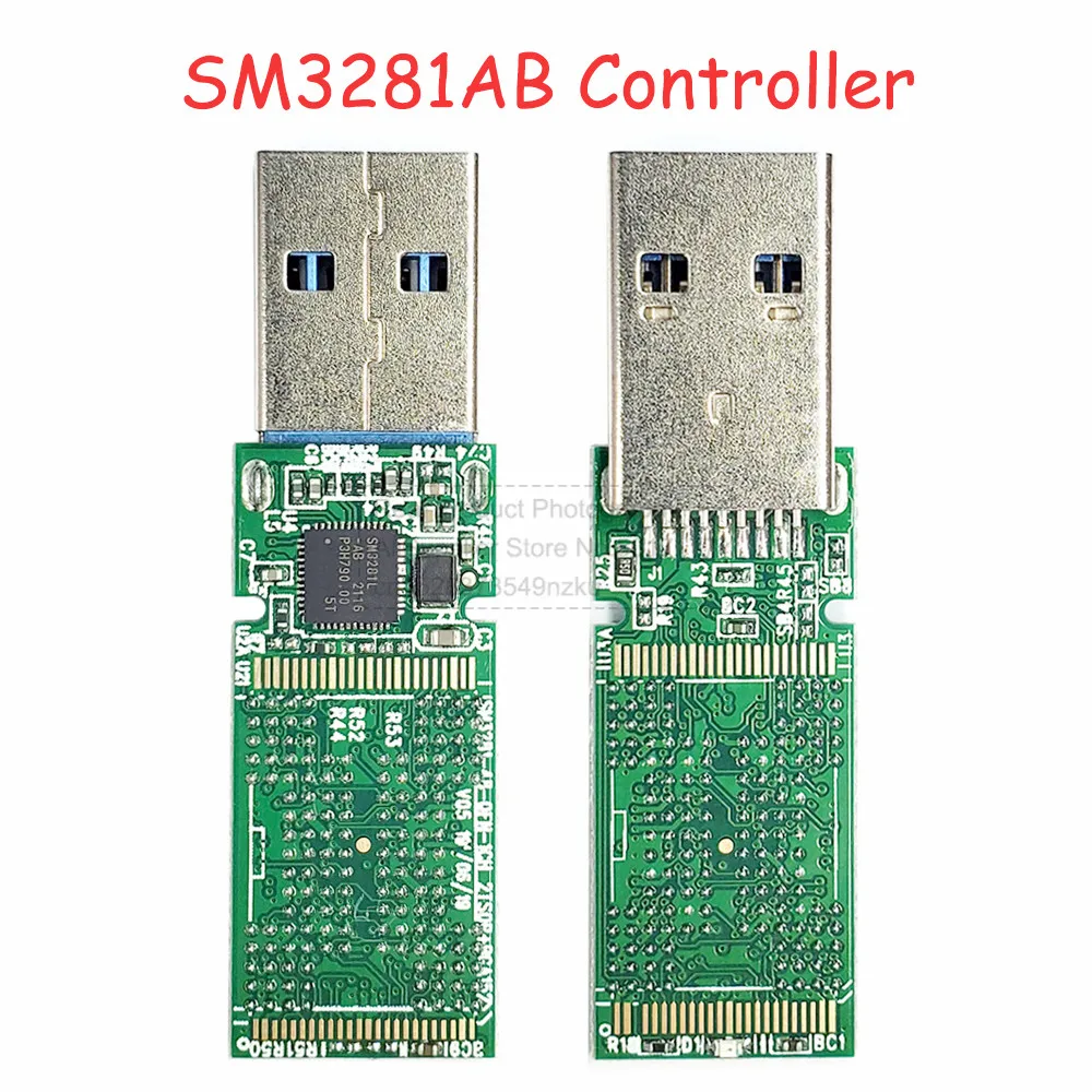 SM3281AB Main Control Board PCBA for NAND Flash USB3.0 Double Weldable BGA132 BGA152 Chip U Disk ...