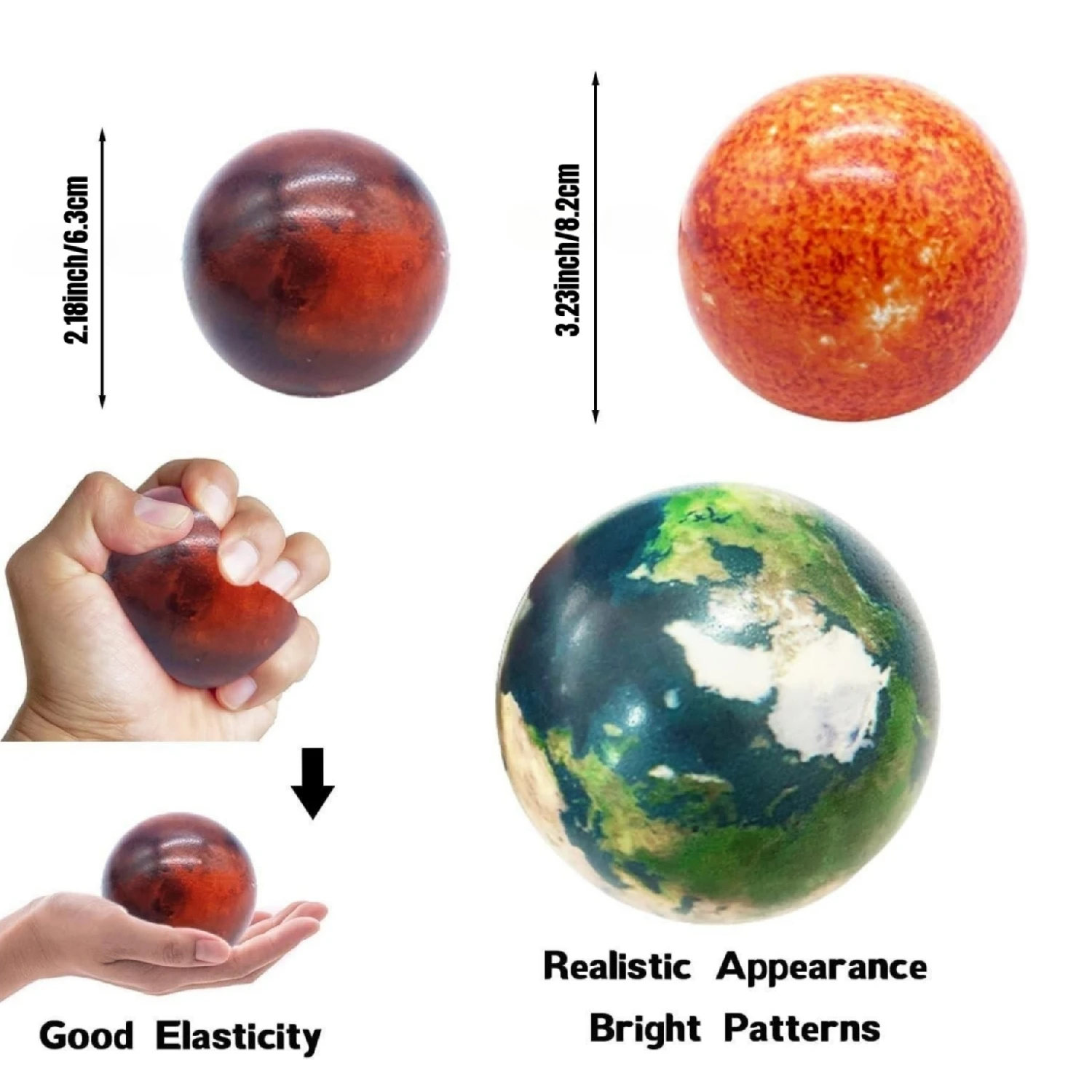 Scale Solar System Marbles