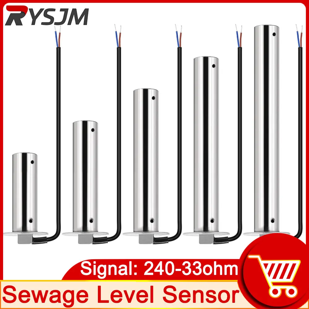 HD-Signal-240-33ohm-Stainless-Steel-Sewage-Level-Sensor-Waste-Level ...