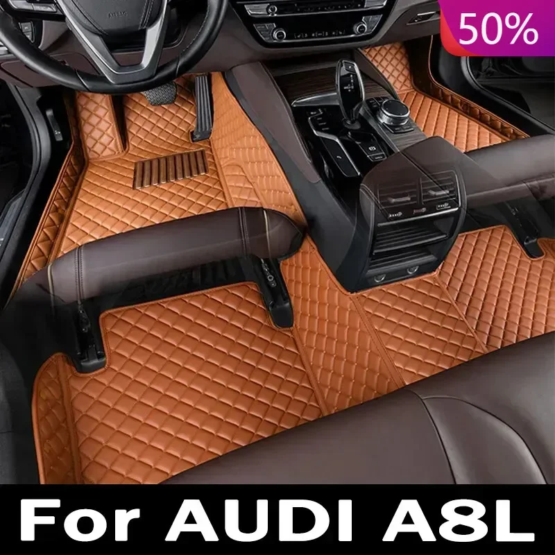 Car-Mats-For-AUDI-A8L-D3-4E-W12-5seat-2006-2010-Anti-dirt-Pad-Carpets ...