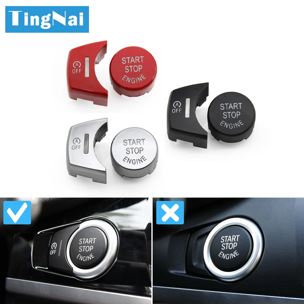 LHD-RHD-Car-Engine-Start-Stop-Button-Switch-Cover-OFF-Button-For-BMW-X3 ...