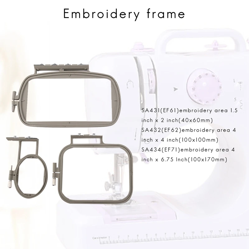 Machine à coudre,Ensemble de cadre de cerceau de broderie pour Brother ...