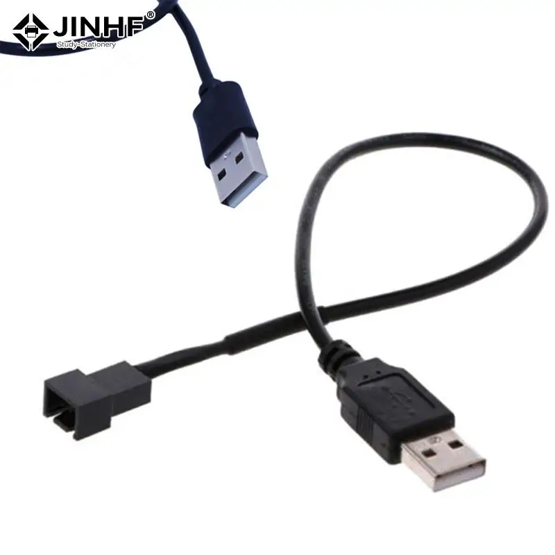 30cm-3pin-Or-4pin-Fan-To-USB-Adapter-Cables-3-4-Pin-Computer-PC-Fan ...