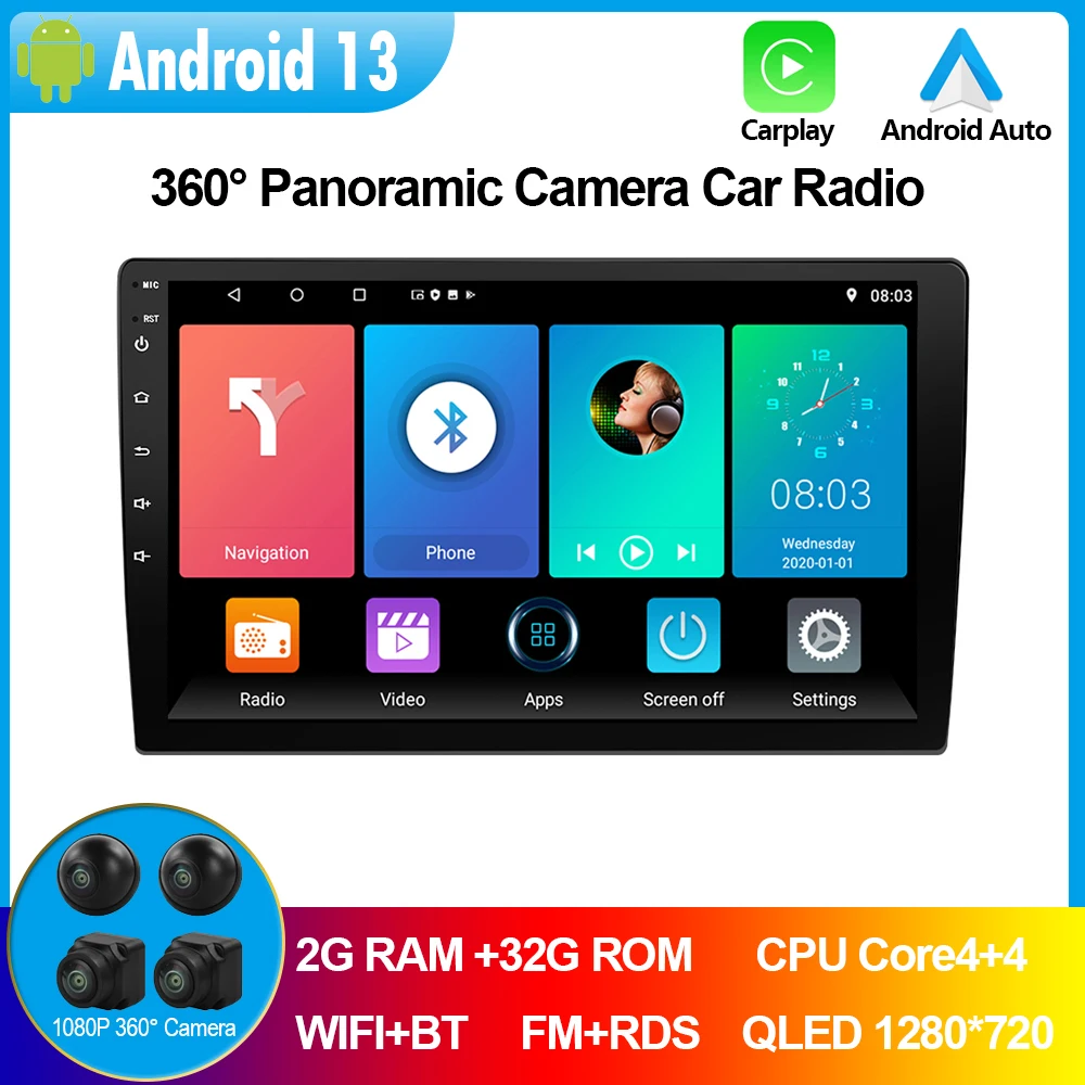 360-Surround-View-Camera-Driving-For-2din-Universal-Multimedia-Player ...