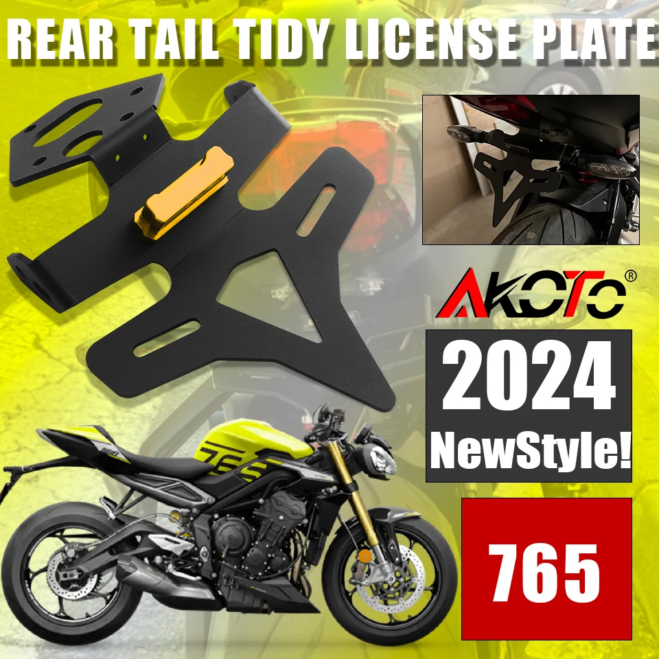 NEW Motorcycles Tail Tidy License Plate Holder Turn Signal Lights For ...