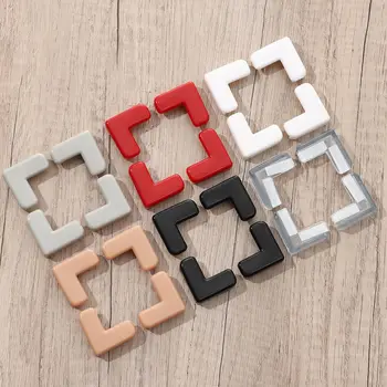 4Pcs Soft PVC Self-Adhesive Baby Safe Corner Protector Table Desk ...