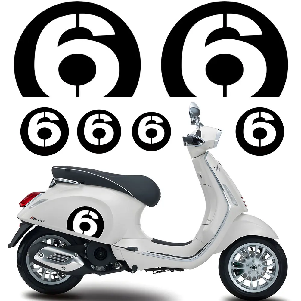 For-VESPA-Scooter-Sticker-Side-Body-Front-Decal-Accessories-Waterproof ...