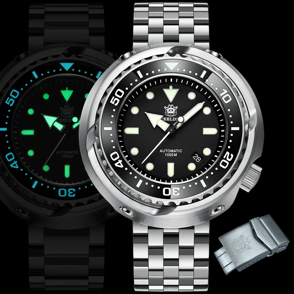 Luxury-Dive-Watch-STEELDIVE-SD1978-Big-Tuna-53-6mm-Oversize-Stainless ...