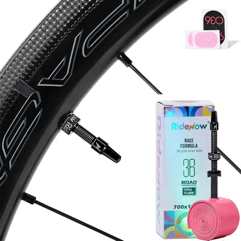 Ridenow road inner tube ultra light black rod/metal TPU inner tube 700C ...