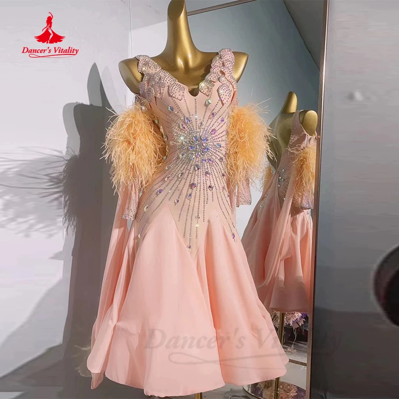 Ballroom-Dance-Competition-Dresses-Women-Customsized-High-end-Waltz ...