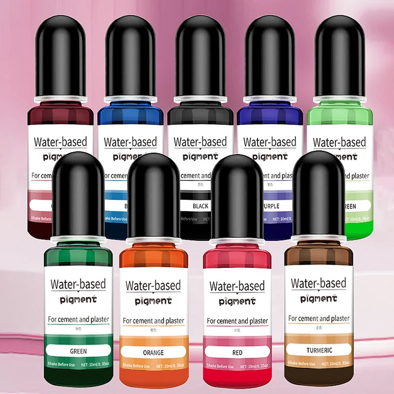 15colors 10ml Gypsum Cement Coloring Planter Pigment Gypsum Powder ...