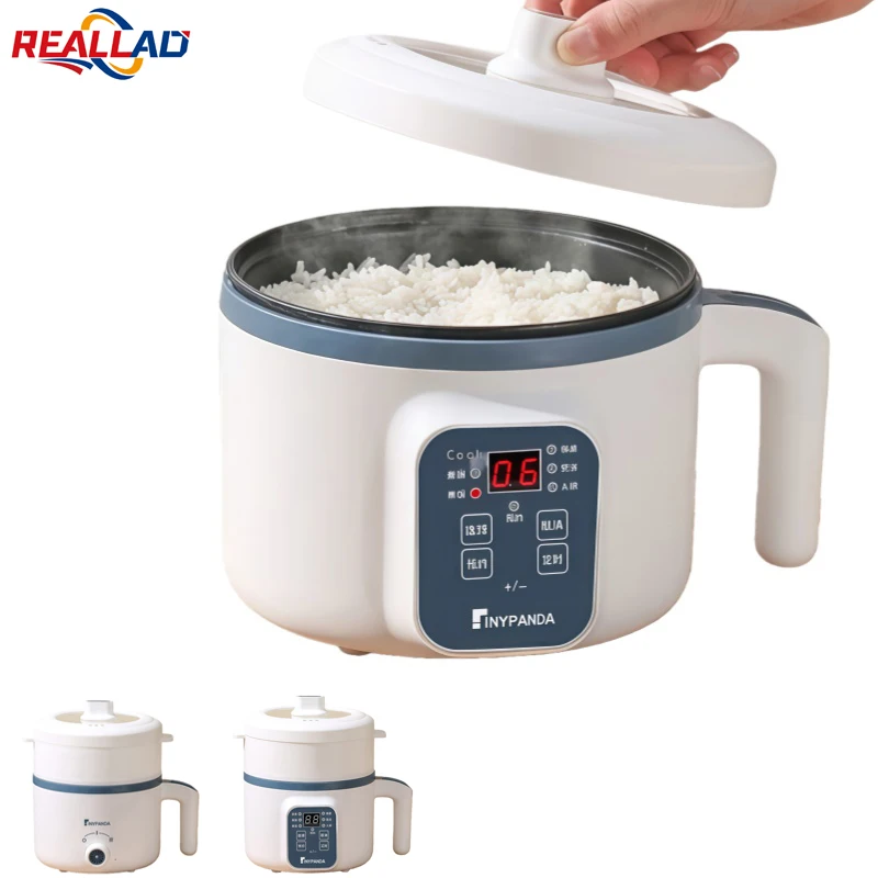 1.7L Mini Electric Rice Cooker Double Layer 220V Multi Cooker Non-Stick ...