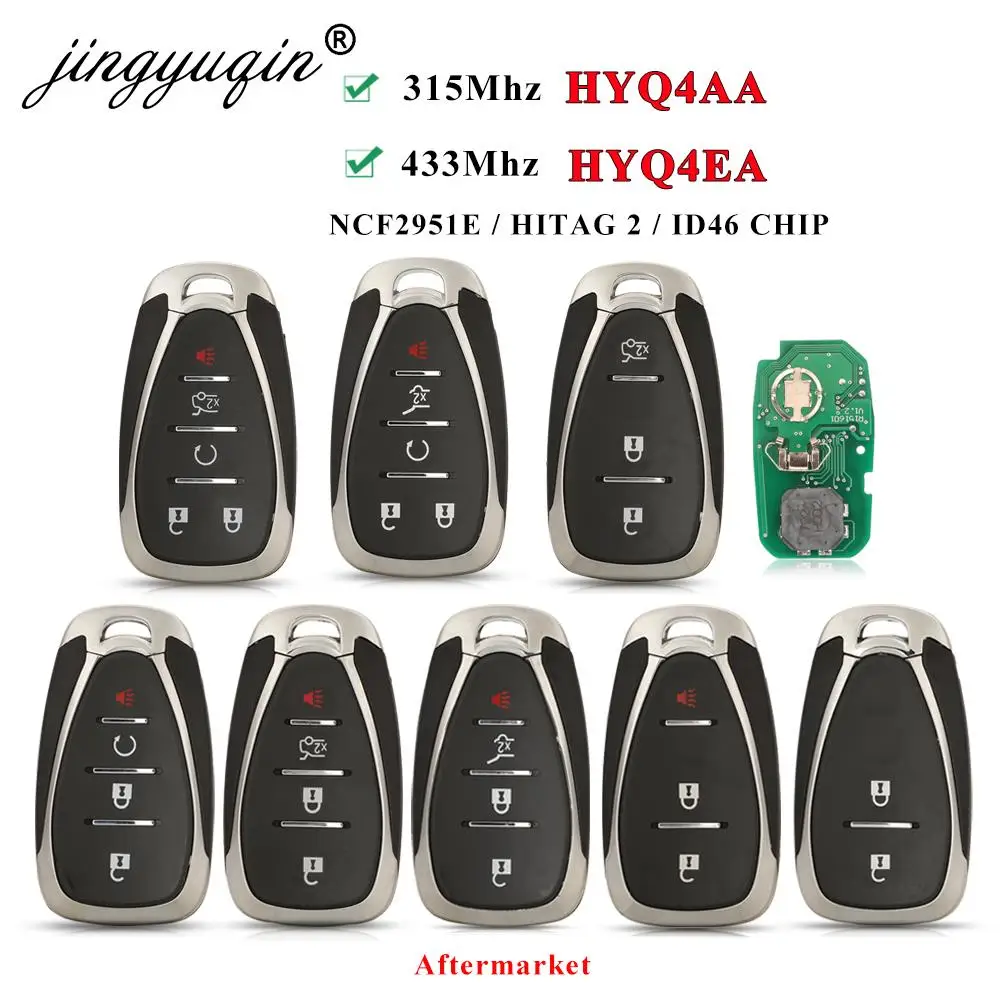 Jingyuqin 315/433MHz HYQ4AA HYQ4EA Chevrolet Camaro Volt Blazer ...
