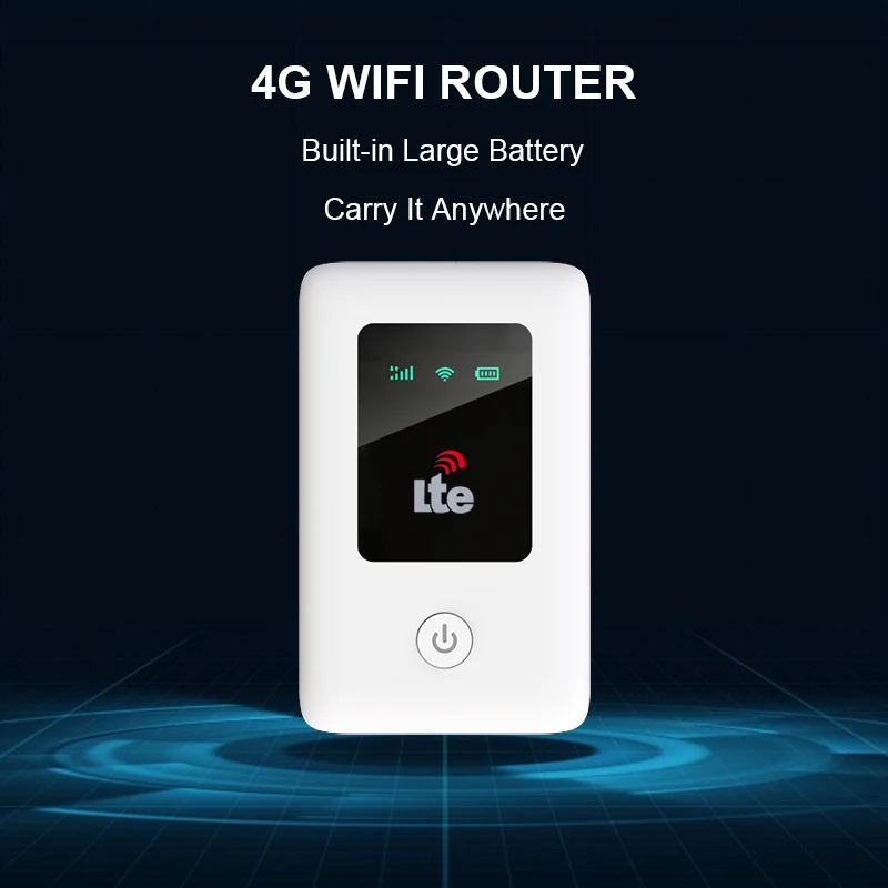 4g Router Wireless Lte Wifi Modem Sim Card Router Mifi Pocket Hotspot ...