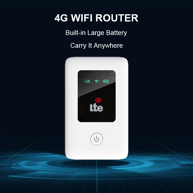 4g Router Wireless Lte Wifi Modem Sim Card Router Mifi Pocket Hotspot ...